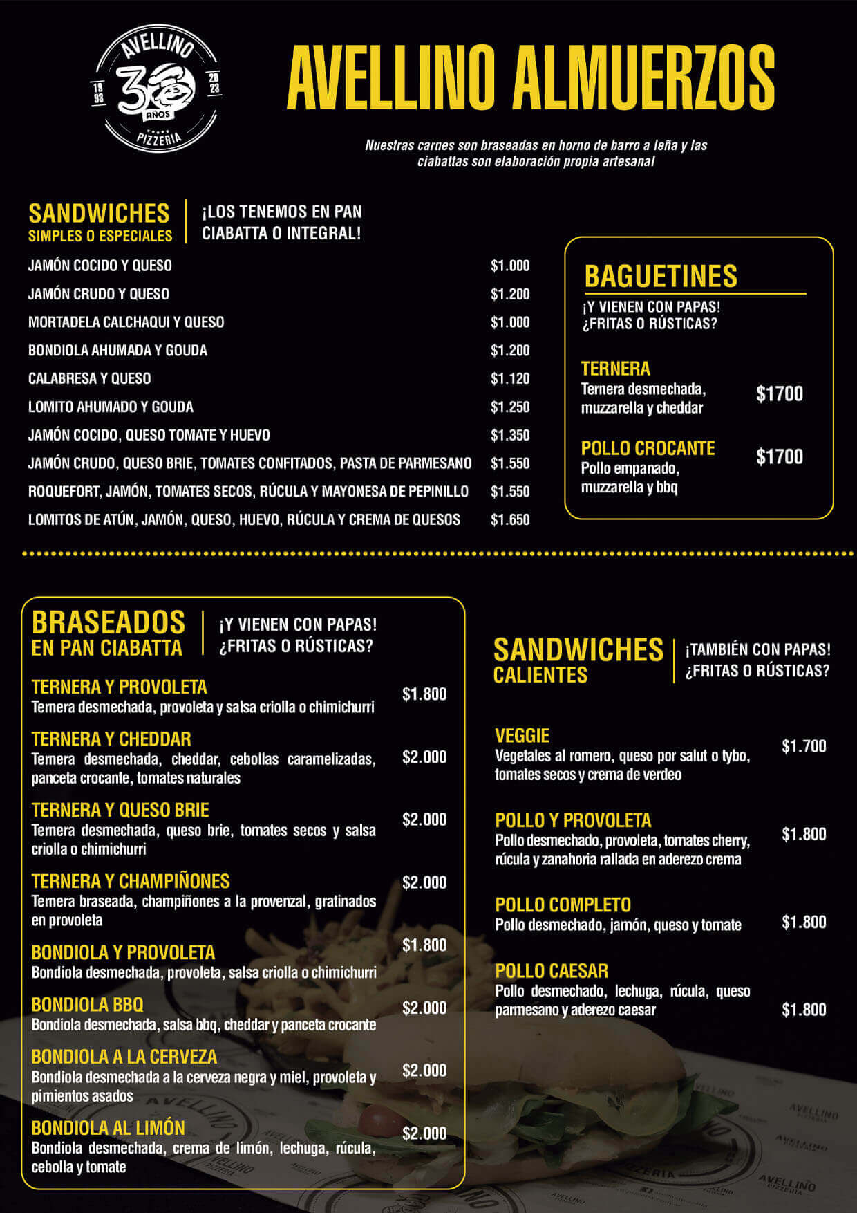 Avellino Pizzeria | Sabor italiano